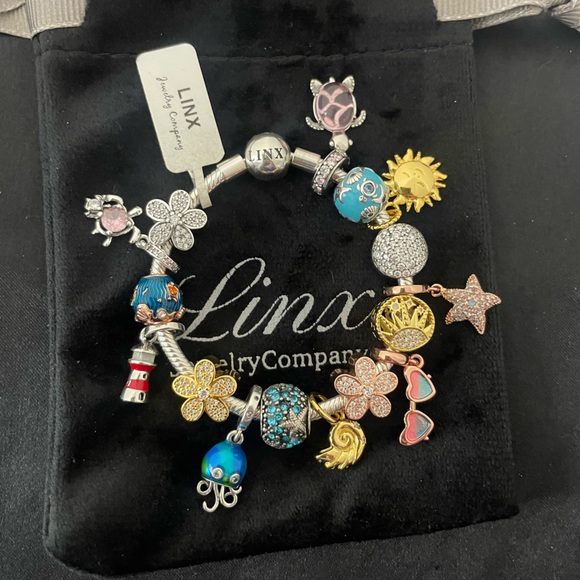 Linx | Jewelry | Linx Snake Chain Bracelet With Nautical Beach Themed ...